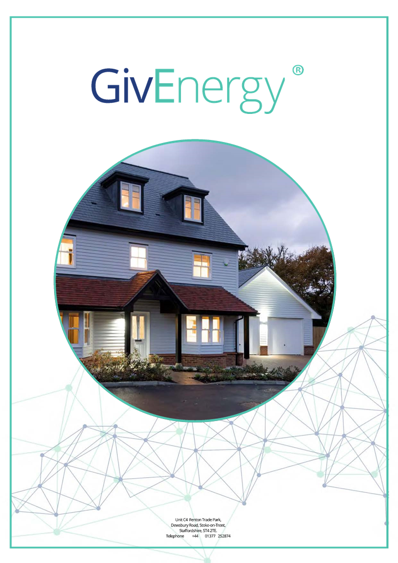 GivEnergy Welcome pack.